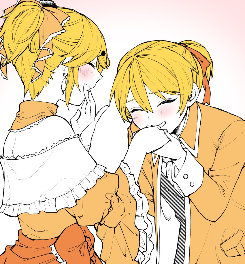 Safebooru - 1boy 1girl aku no meshitsukai (vocaloid) aku no musume (vocaloid) allen avadonia ...