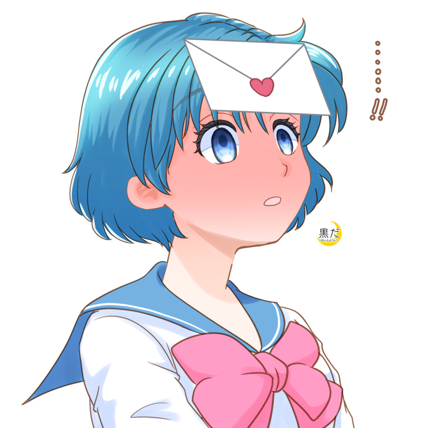 Safebooru - 1girl bishoujo senshi sailor moon blue eyes blue hair blue sailor collar blush bow ...
