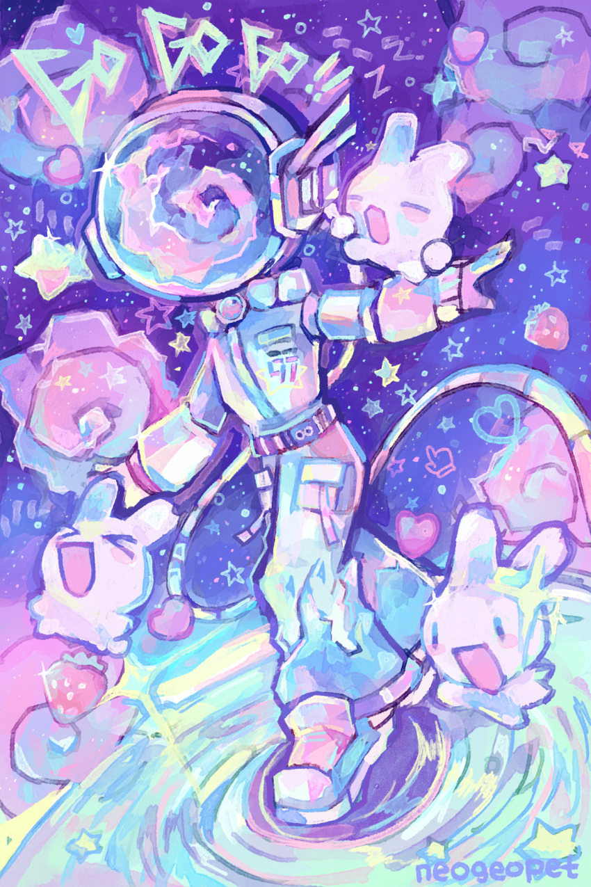 Safebooru - 1other ambiguous gender animal artist name astronaut ...