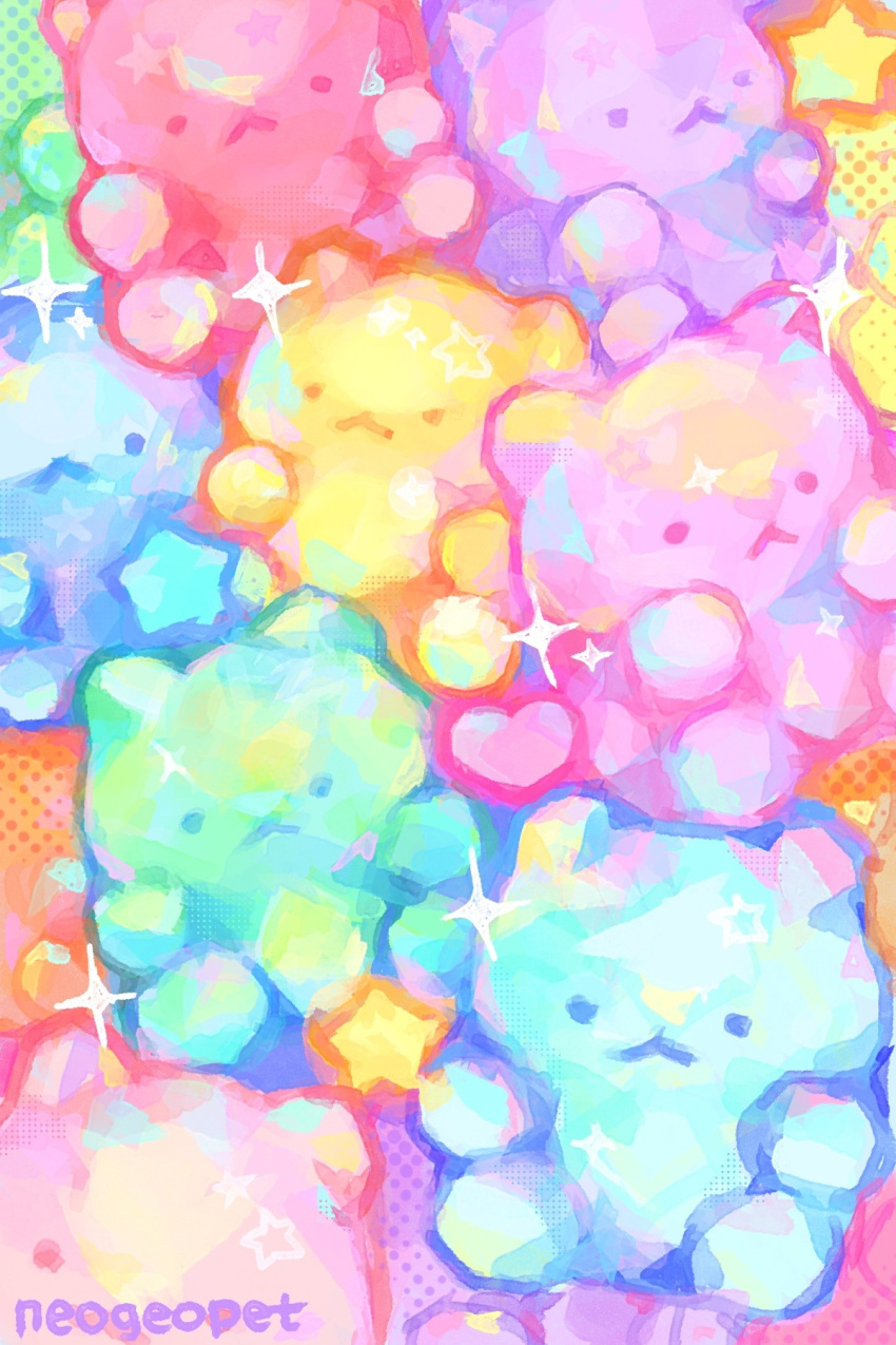 Safebooru - :3 artist name bear candy colorful commentary english ...
