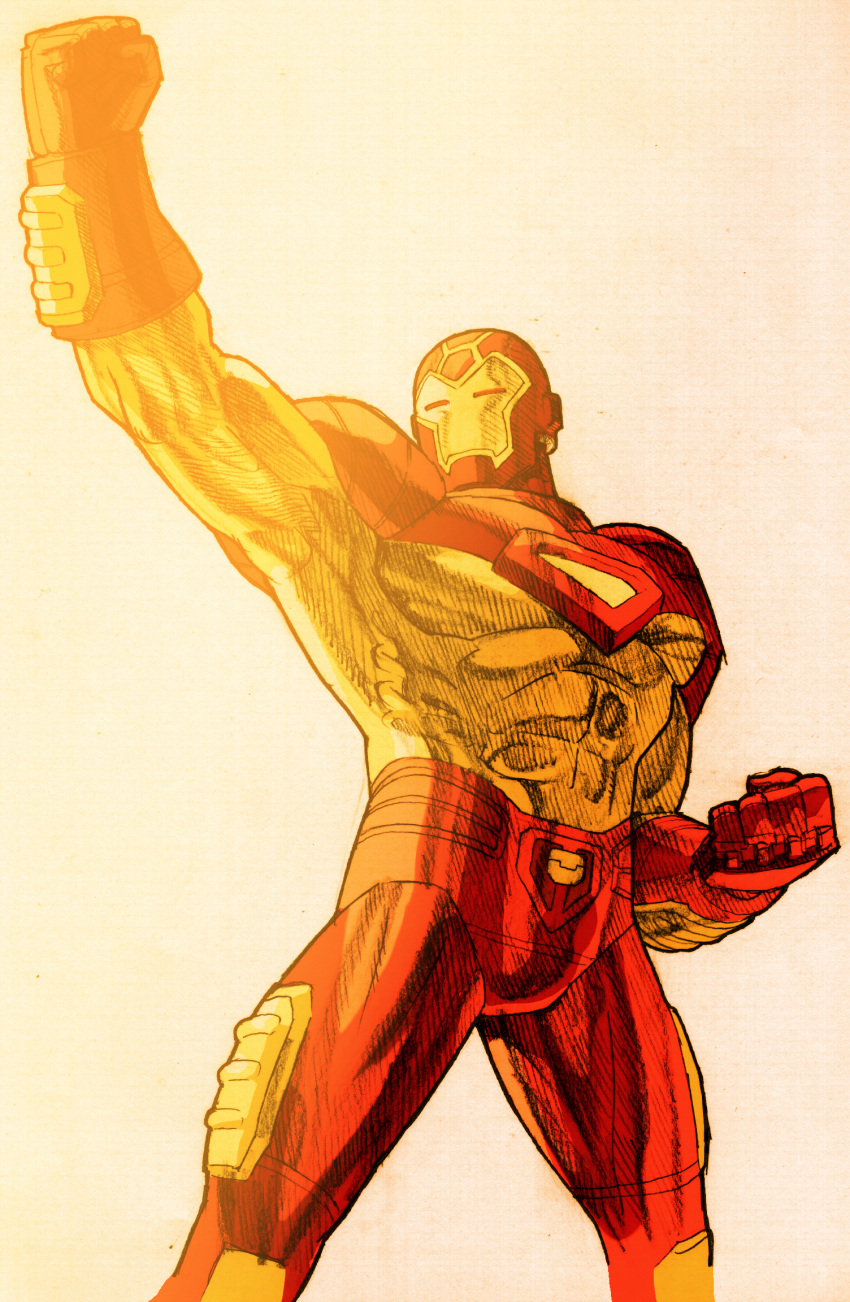 Safebooru - 1boy arm up armor bengus capcom clenched hands full armor ...