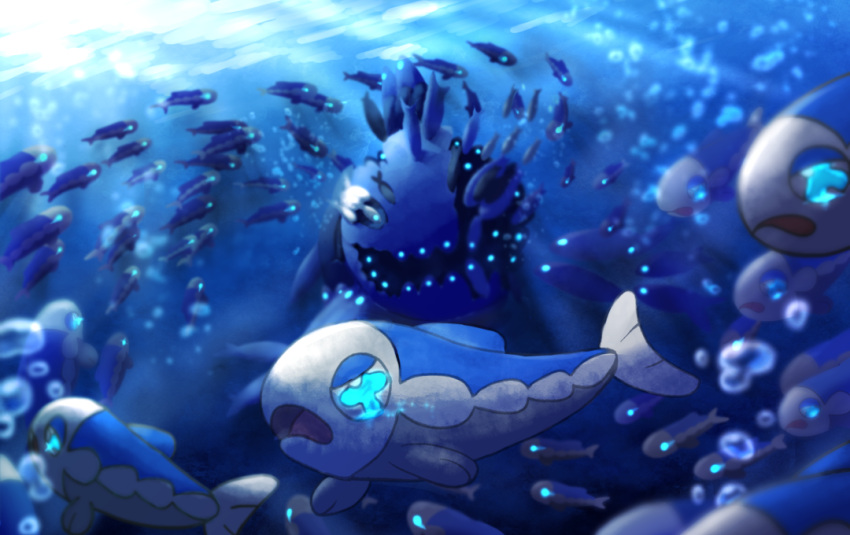 Safebooru - air bubble animal focus blue eyes bubble commentary request ...