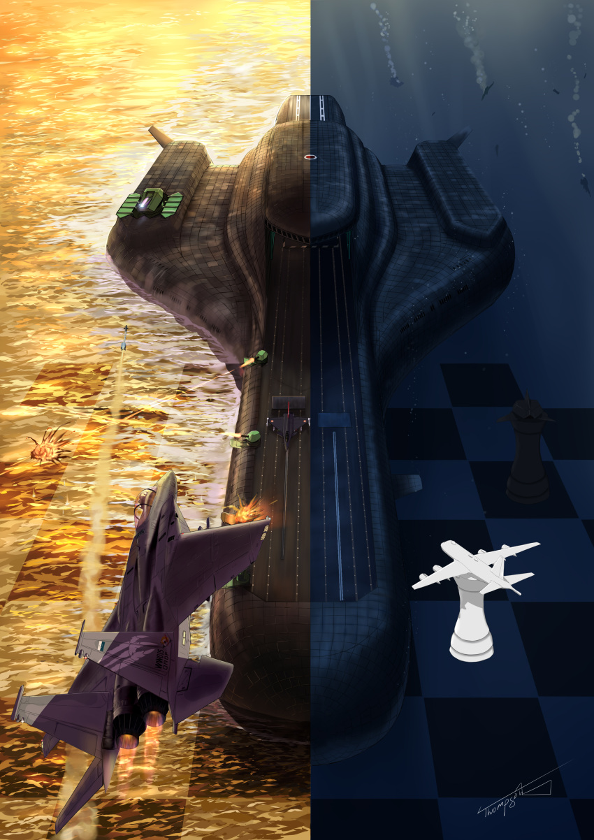 Safebooru - absurdres ace combat ace combat 7 aircraft airplane alicorn ...