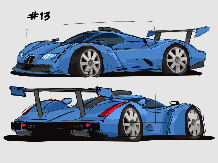 Safebooru - blue car bugatti bugatti chiron car firdraws grey ...