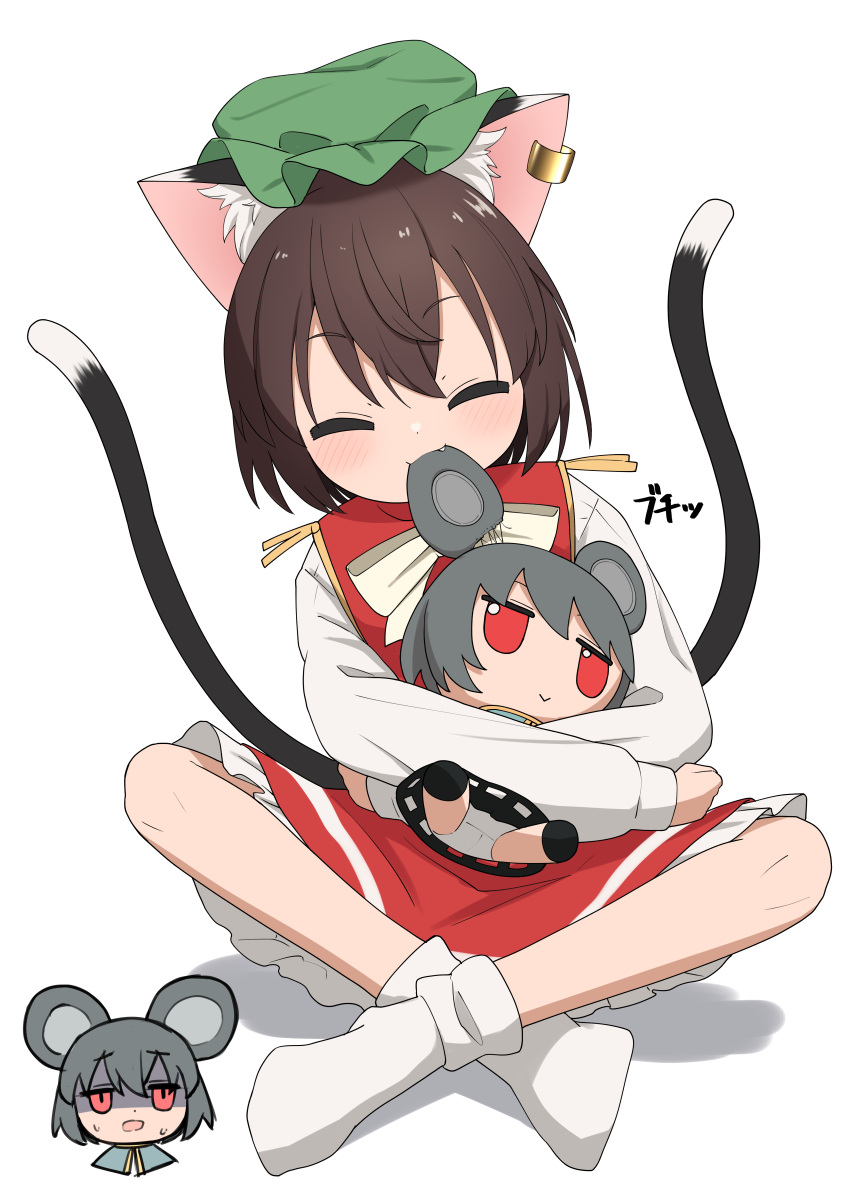 Safebooru - 1girl absurdres animal ear fluff animal ear piercing animal ears asakura haru bow ...