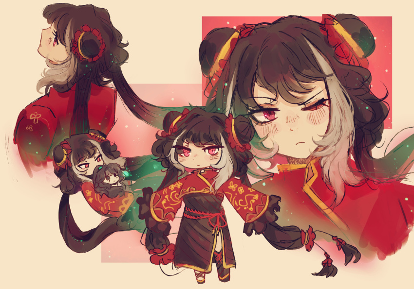 Safebooru - 1girl ;( absurdres animanima black dress black footwear ...