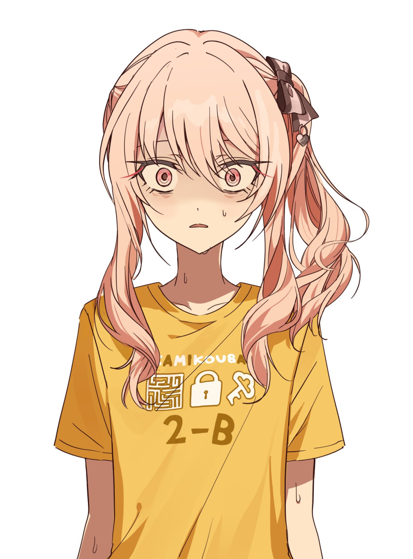 Safebooru - 1other 25-ji nightcord de. (project sekai) akiyama mizuki bags under eyes bow ...