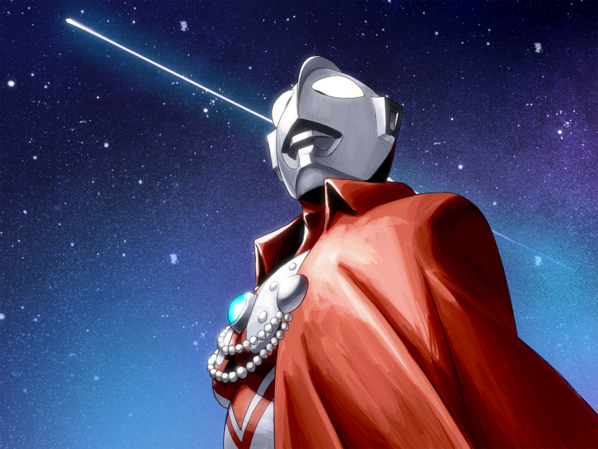 Safebooru - 1boy alien cape color timer colored skin comet highres ...