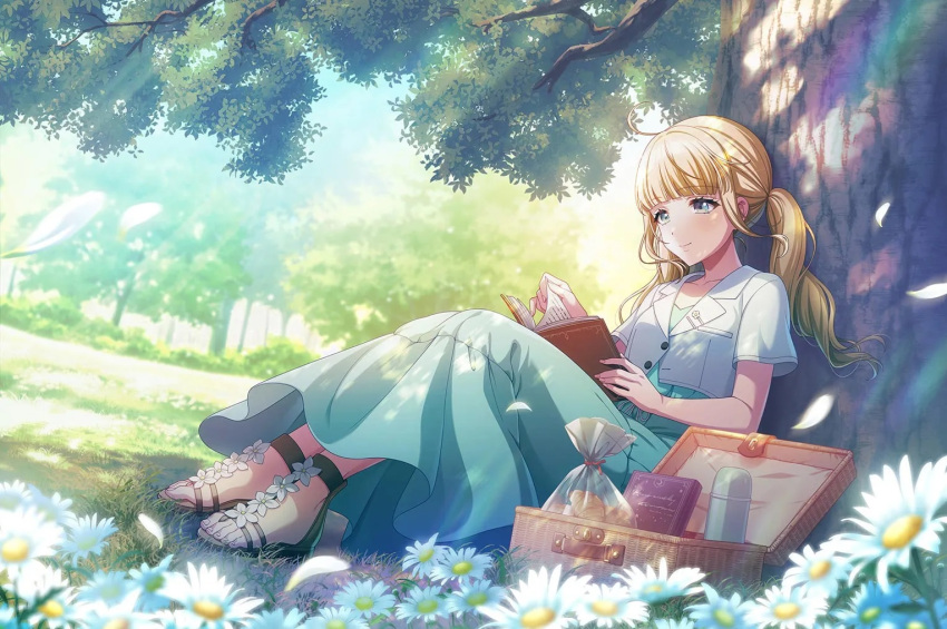 Safebooru - blonde hair blue eyes d4dj dress fukushima noa long hair twintails | 5298841