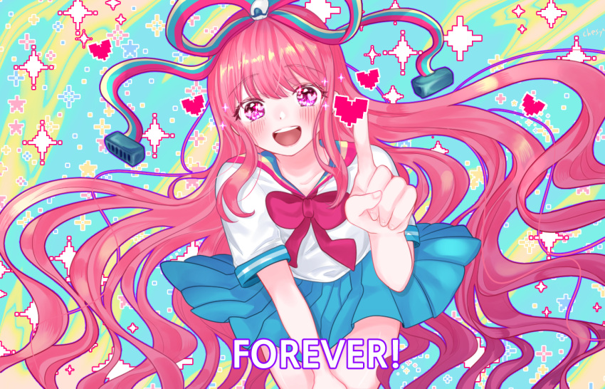 Safebooru - 1girl blush stickers chesa closed mouth commentary english ...
