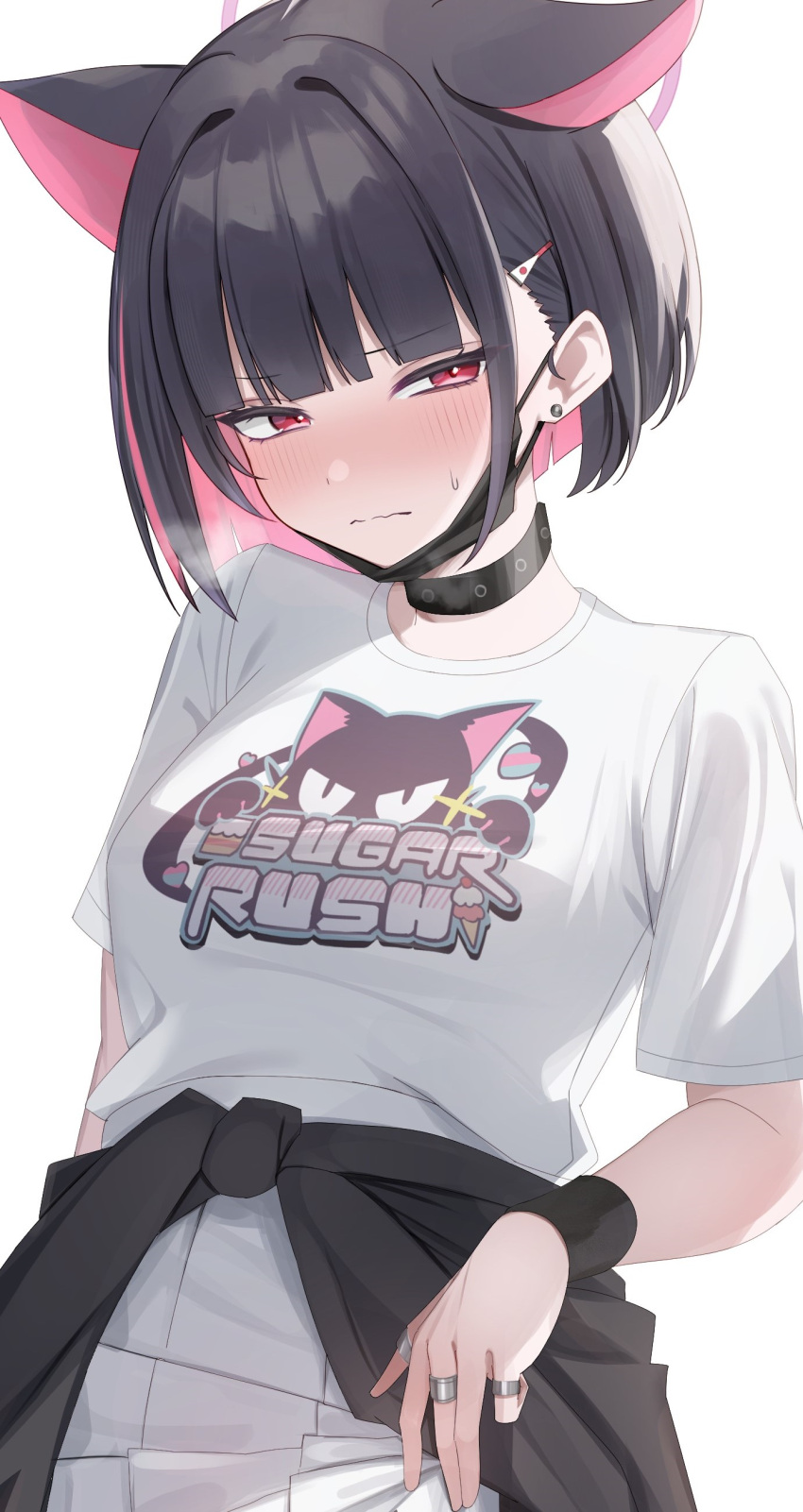 Safebooru - 1girl absurdres black mask blue archive clothes around ...