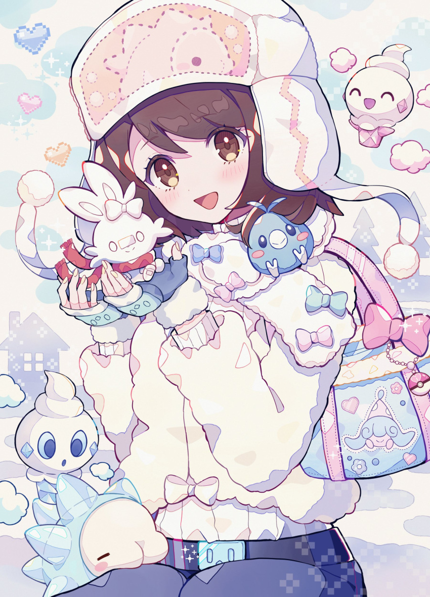 Safebooru - 1girl absurdres alternate color belt bird blue eyes blush ...