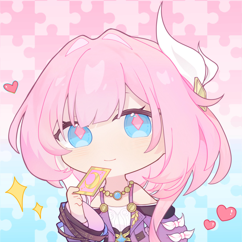 Safebooru - 1girl absurdres bare shoulders card chibi chibi only coat ...