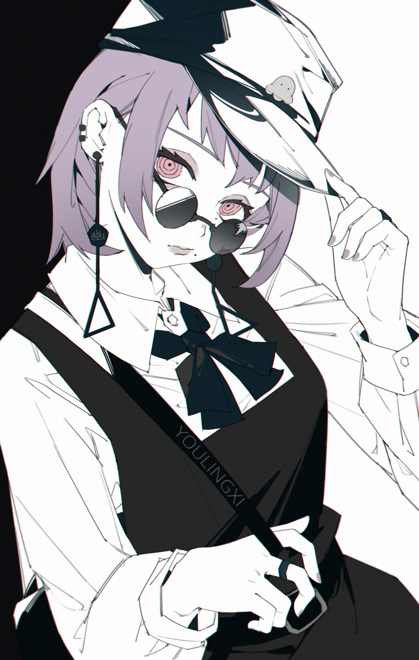 Safebooru - 1girl absurdres carelier11 chainsaw man collared shirt dress earrings fami (chainsaw ...