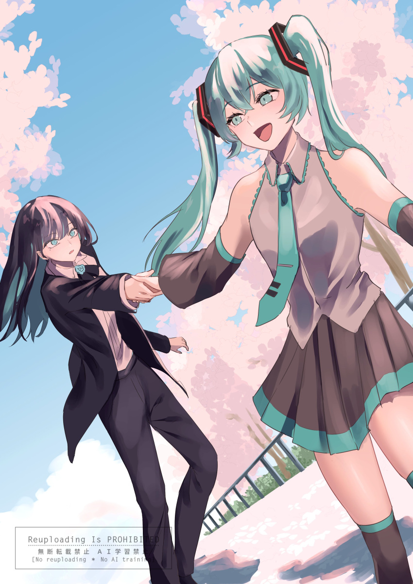 Safebooru - absurdres ado (utaite) aqua eyes aqua hair aqua necktie black bow black bowtie black ...