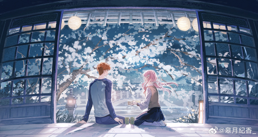 Safebooru - 1boy 1girl absurdres black skirt emiya shirou fate/stay ...