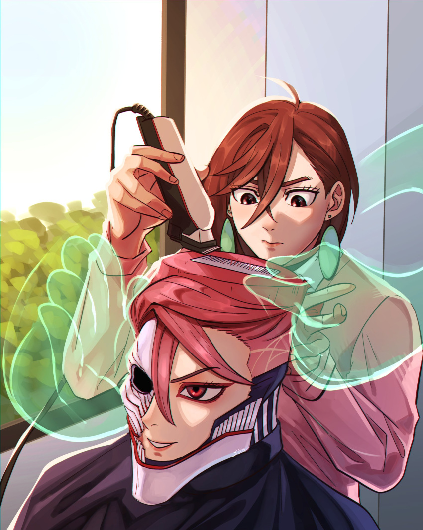 Safebooru - 2girls absurdres acrobatic silky (dandadan) alternate form ...