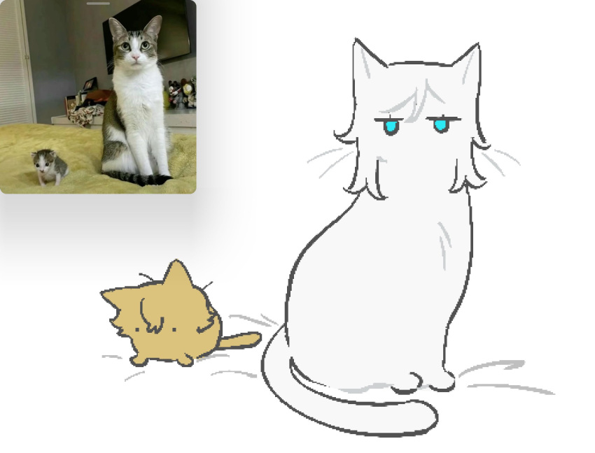 Safebooru - animalization blue eyes cat faust (project moon) full body ...