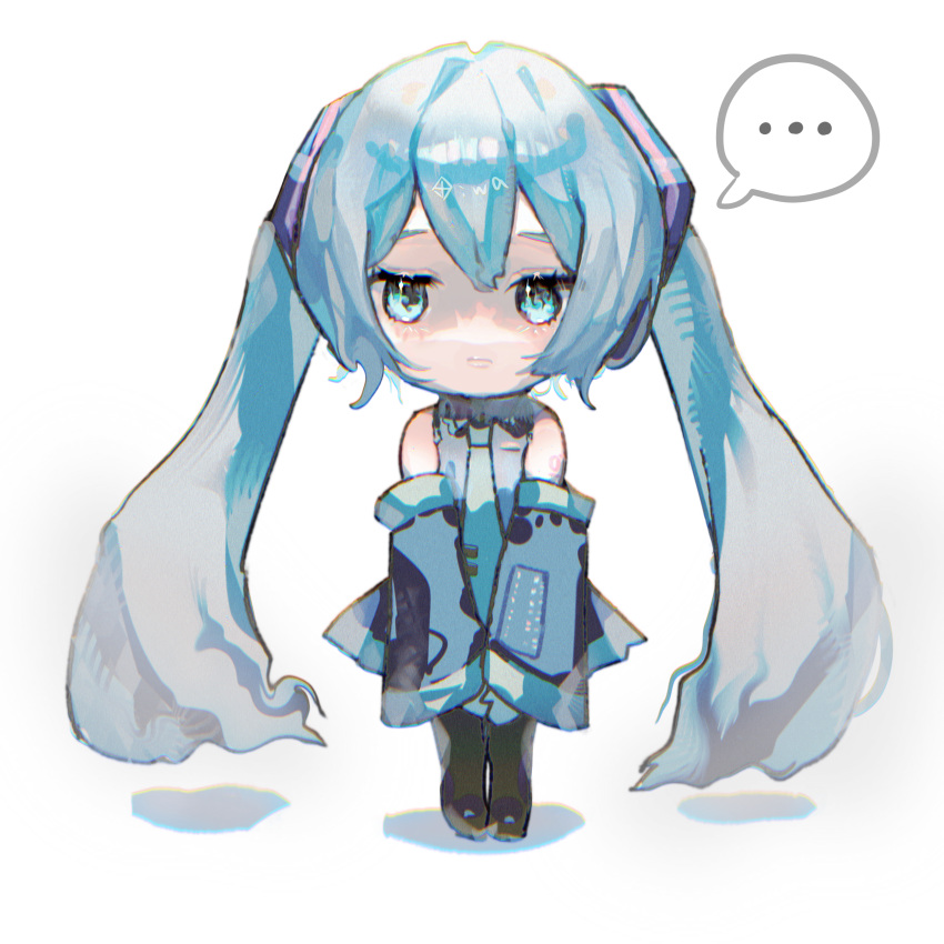 Safebooru - ... 1girl absurdres aqua eyes aqua hair aqua necktie arm ...