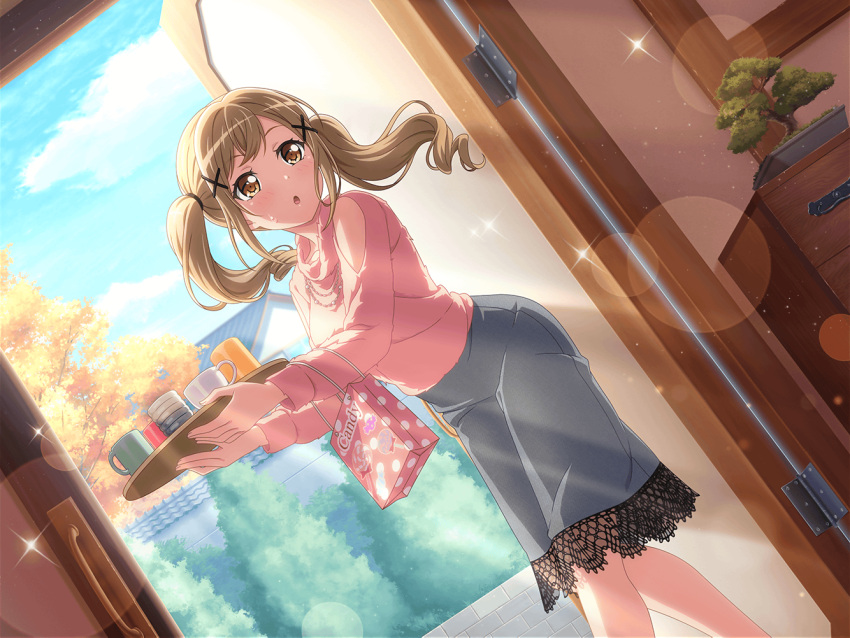 Safebooru - bang dream! blonde hair blush brown eyes dress ichigaya arisa long hair side ...
