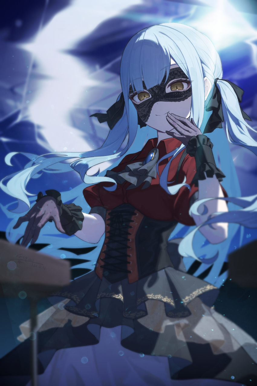 Safebooru - 1girl absurdres ascot bang dream! bang dream! it's mygo!!!!! black ascot black ...