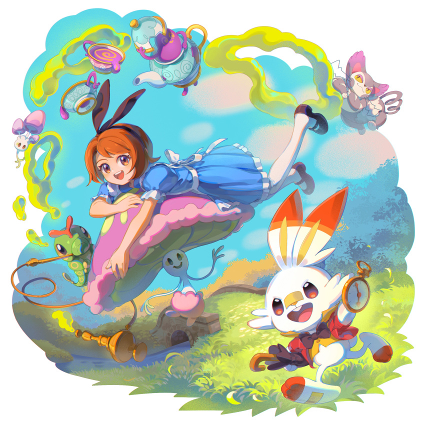 Safebooru - 1girl :d absurdres alice (alice in wonderland) alice (alice ...