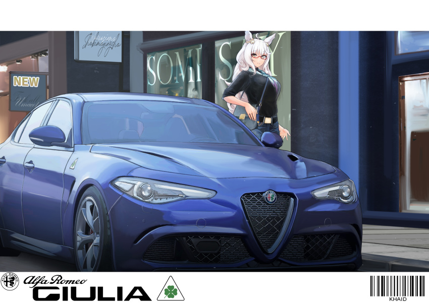Safebooru - 1girl absurdres alfa romeo alfa romeo giulia alternate ...