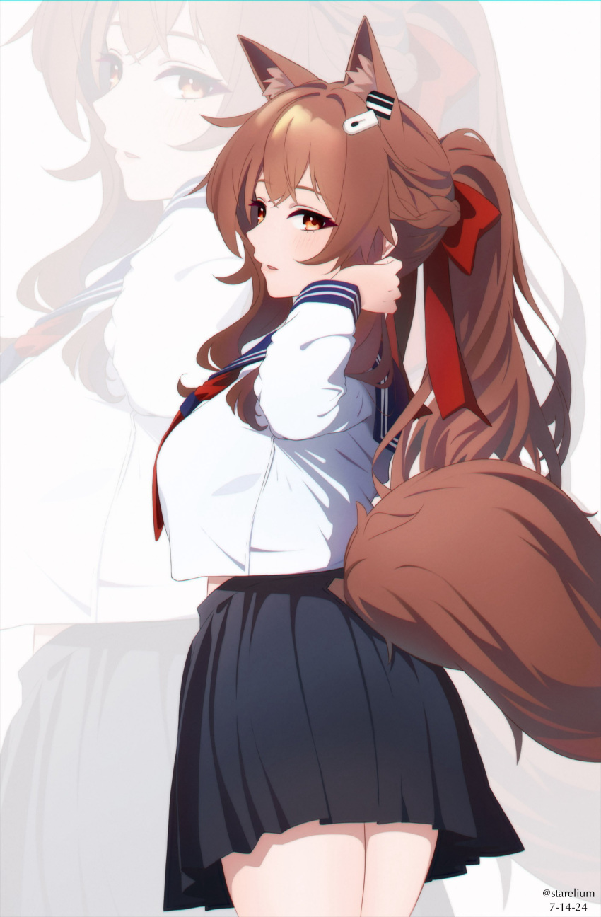 Safebooru - 1girl absurdres alternate costume angelina (arknights ...