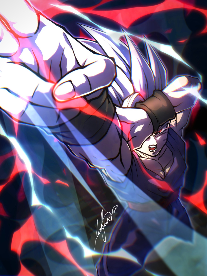 Safebooru - 1boy dougi dragon ball dragon ball super dragon ball super super hero eye trail ...