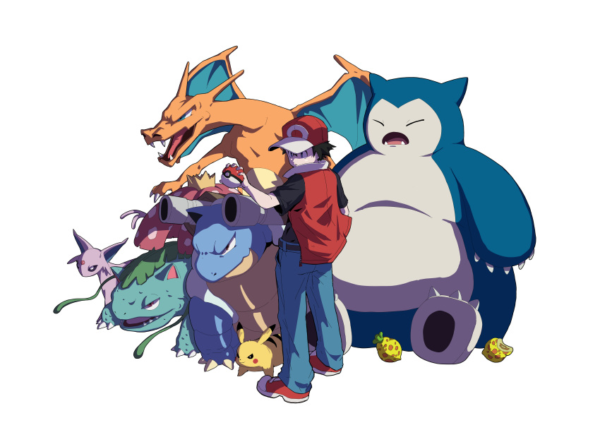 Safebooru - 1boy absurdres belt berry (pokemon) black hair black shirt ...