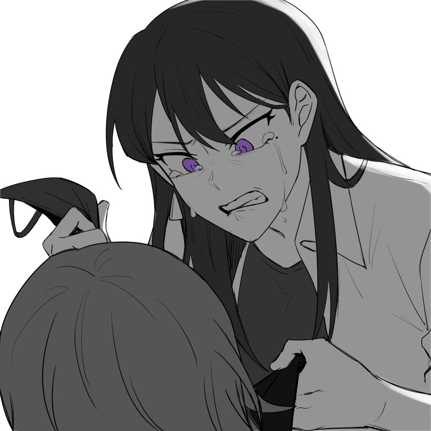 Safebooru - 2girls bang dream! bang dream! it's mygo!!!!! clenched ...