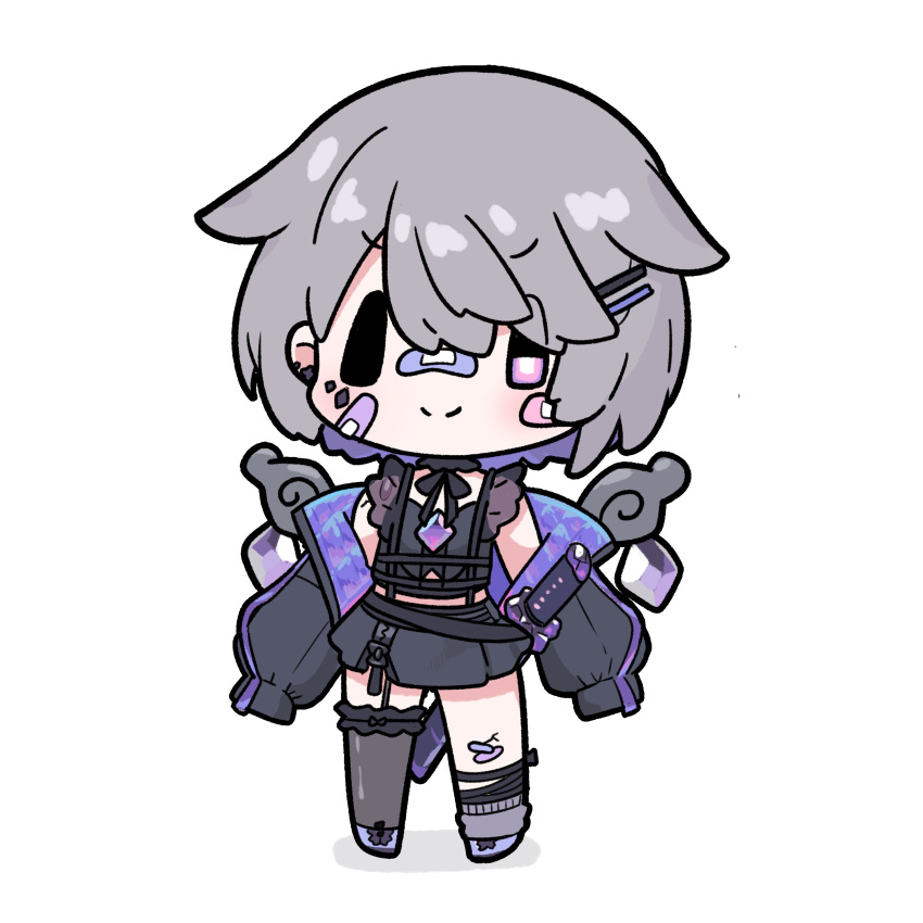 Safebooru - 1girl absurdres bandaid bandaid on face bandaid on knee ...