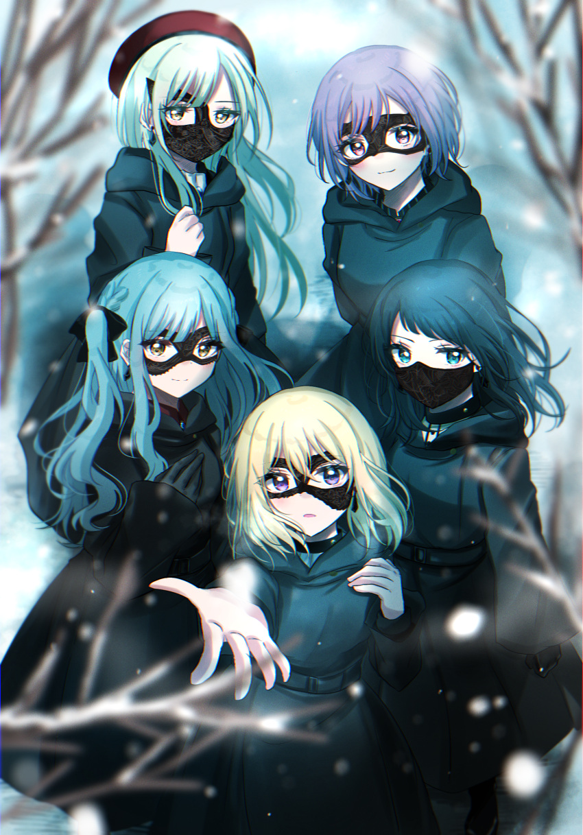 Safebooru - 5girls amoris (bang dream!) asahi rise ave mujica (bang dream!) bang dream! bang ...