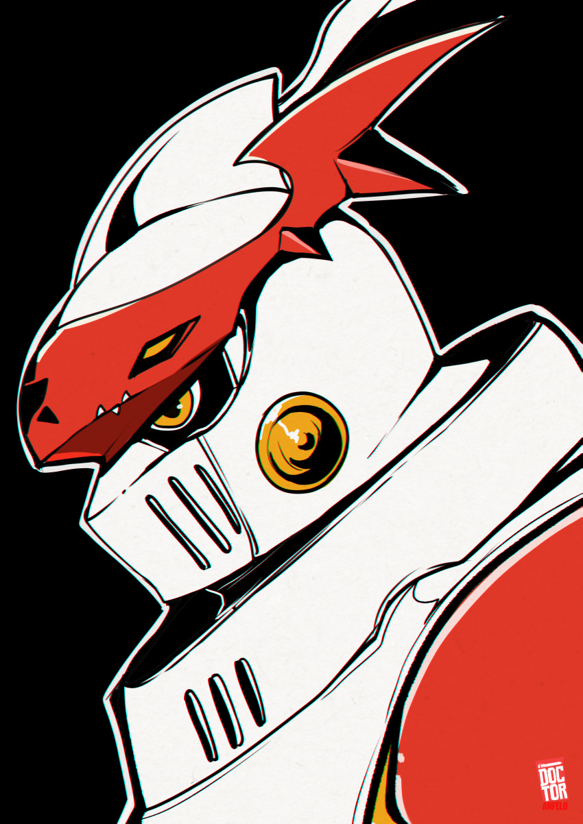 Safebooru - absurdres black background digimon digimon (creature ...