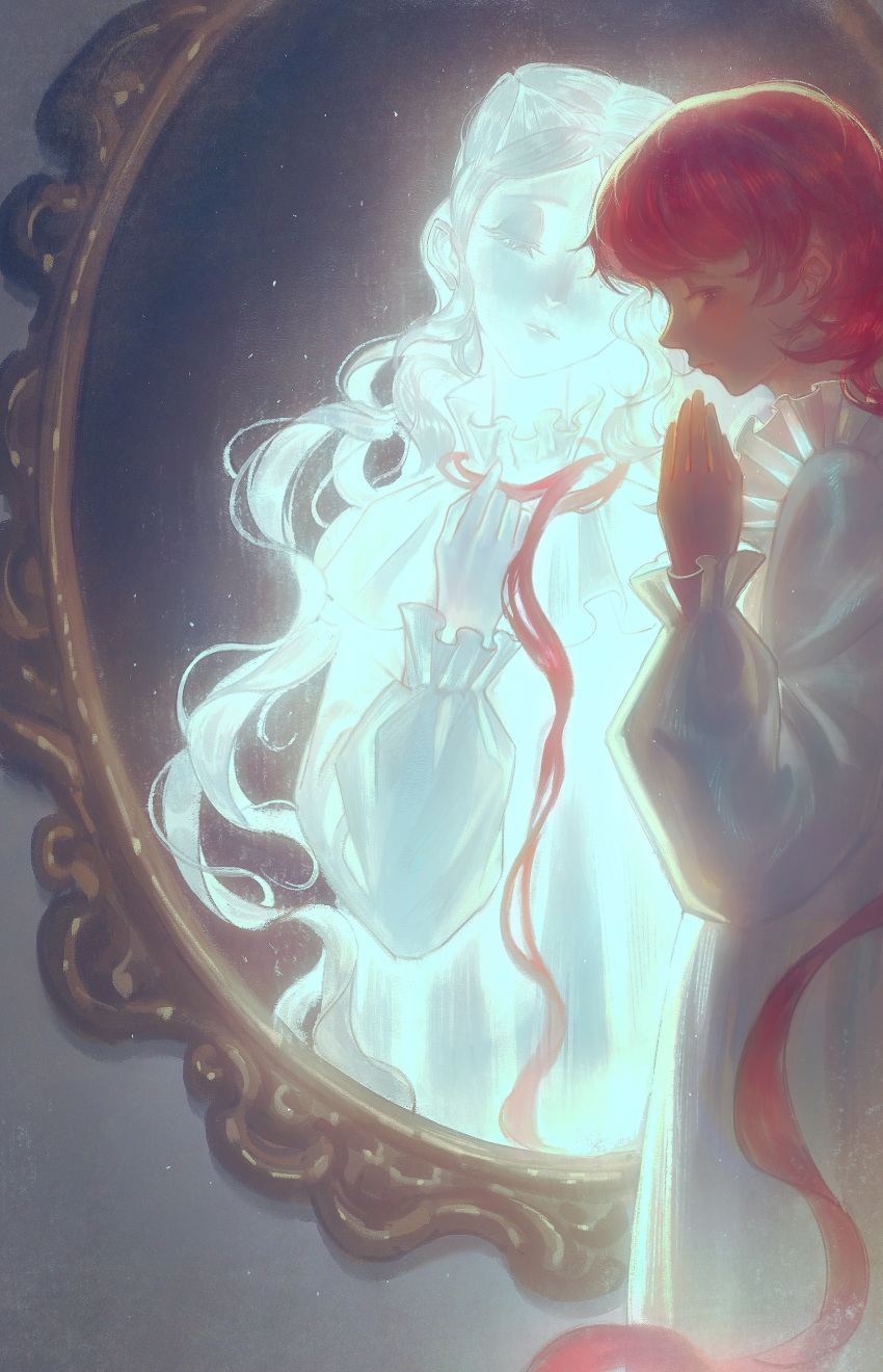 Safebooru - 2girls absurdres chinese commentary closed eyes closed ...