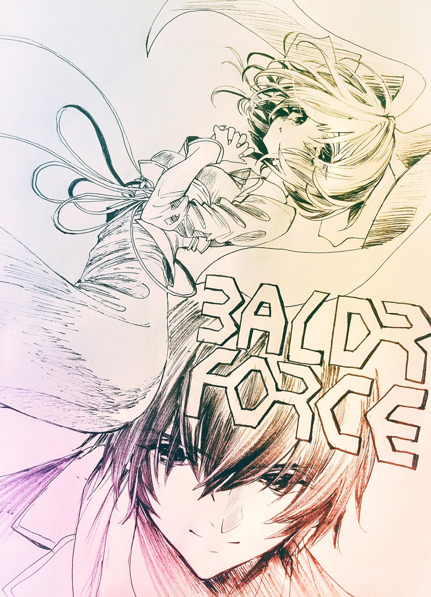 Safebooru - 1boy 1girl aya carmine baldr force bow commentary request ...