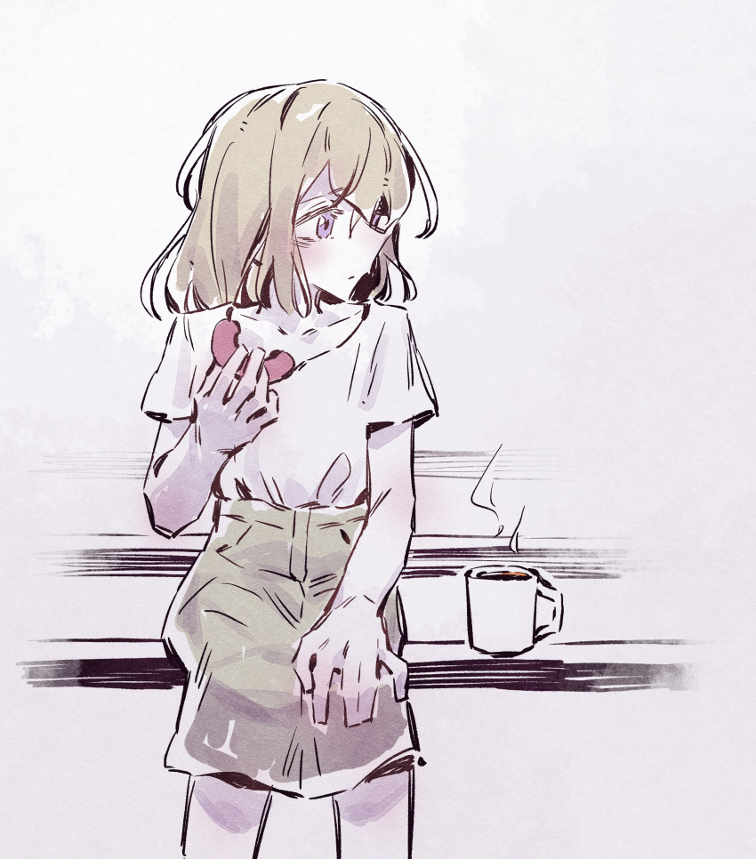 Safebooru - 1girl absurdres bang dream! bang dream! it's mygo!!!!! blonde hair coffee cup ...