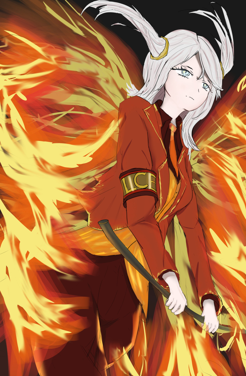 Safebooru - 1girl absurdres e.g.o (project moon) faust (project moon) fire highres limbus ...