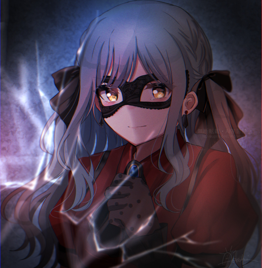 Safebooru - 1girl asahi rise ascot bang dream! bang dream! it's mygo!!!!! black ascot black ...