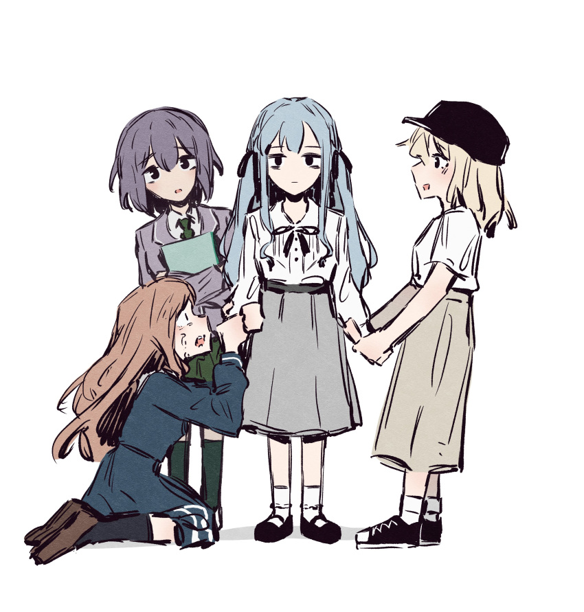 Safebooru - 4girls absurdres bang dream! bang dream! it's mygo!!!!! baseball cap black hat black ...