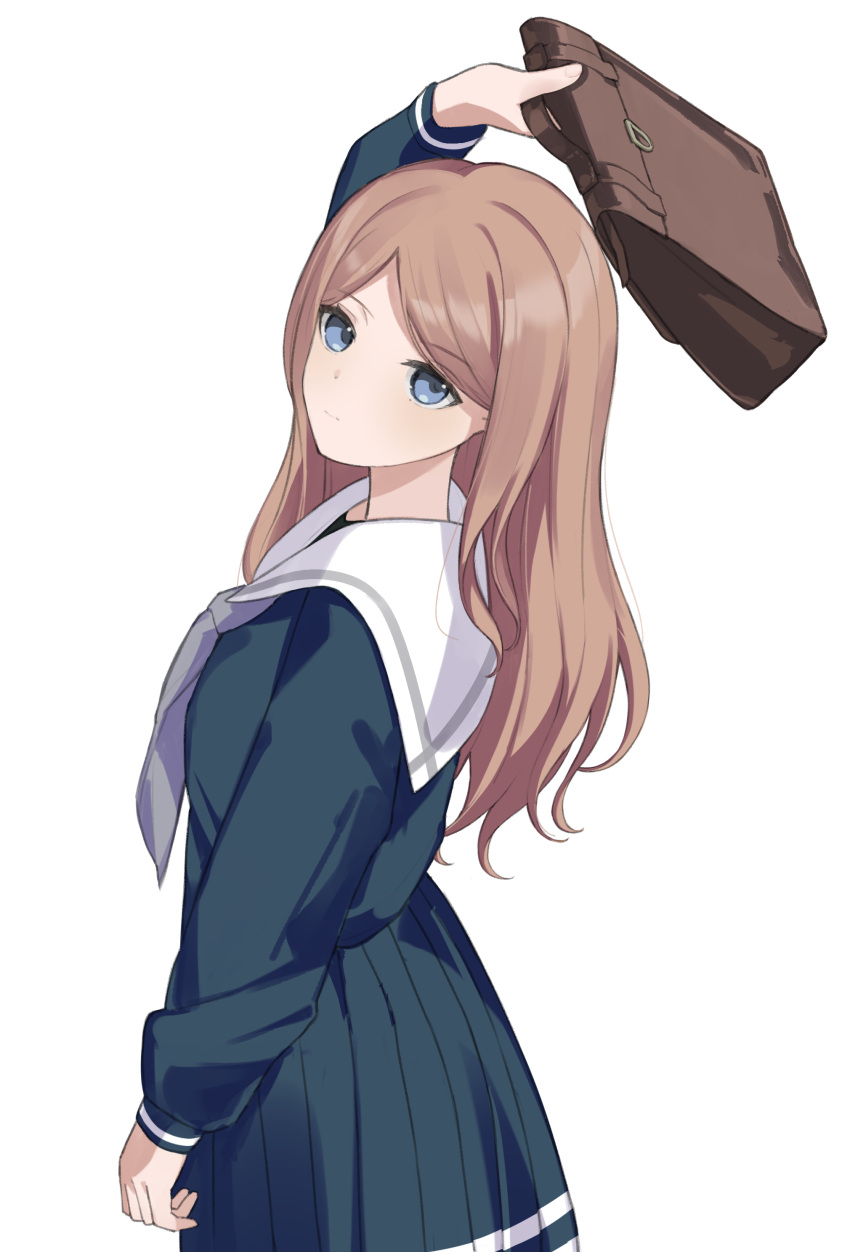 Safebooru - 1girl absurdres bag bang dream! bang dream! it's mygo!!!!! blue eyes blue serafuku ...