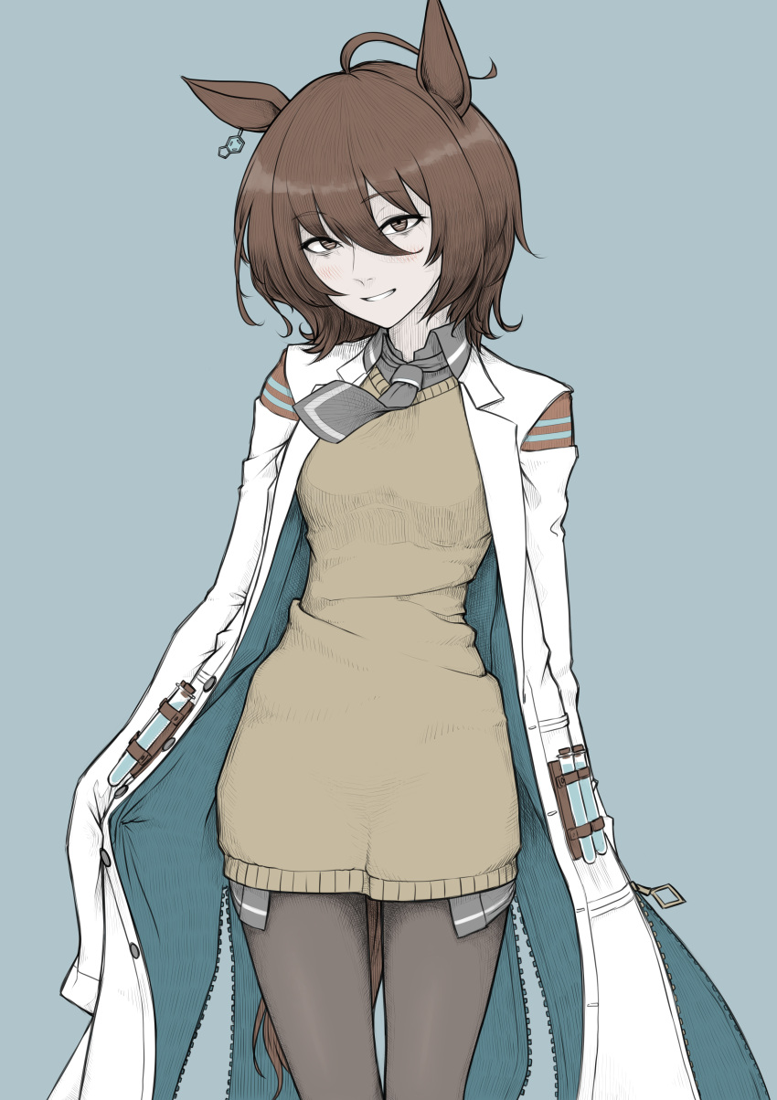 Safebooru - 1girl absurdres agnes tachyon (umamusume) ahoge animal ears brown eyes brown hair ...