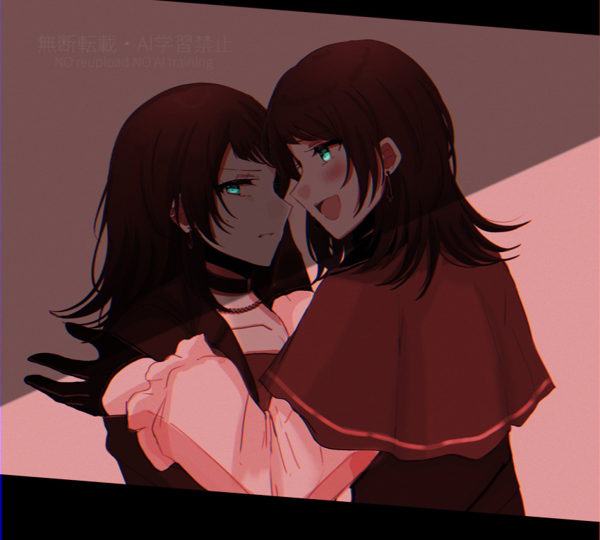 Safebooru - 2girls asahi rise bang dream! bang dream! it's mygo!!!!! black choker black gloves ...