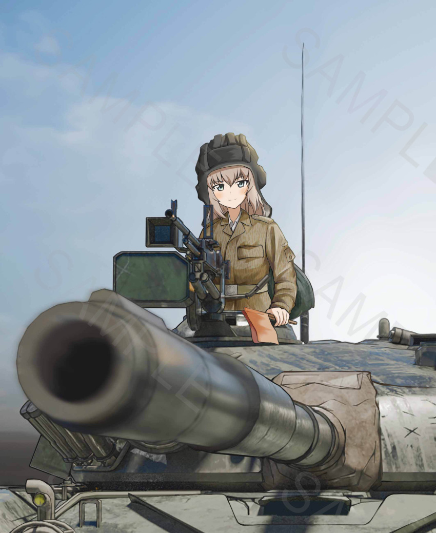 Safebooru - 1girl absurdres blonde hair blurry blurry foreground cannon ...