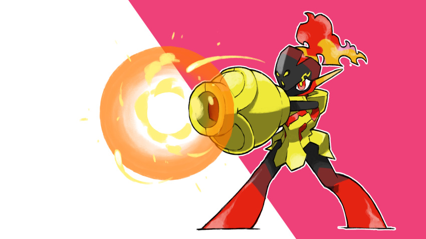 Safebooru - arm cannon armarouge armor cannon (pokemon) blacknirrow ...