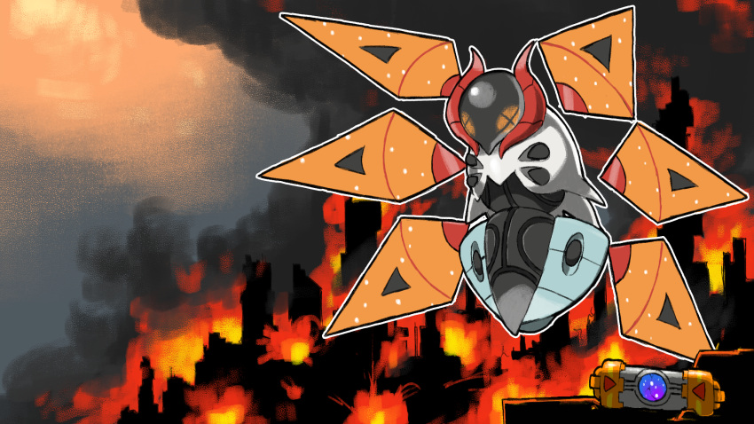 Safebooru - blacknirrow booster energy (pokemon) detached wings fire ...