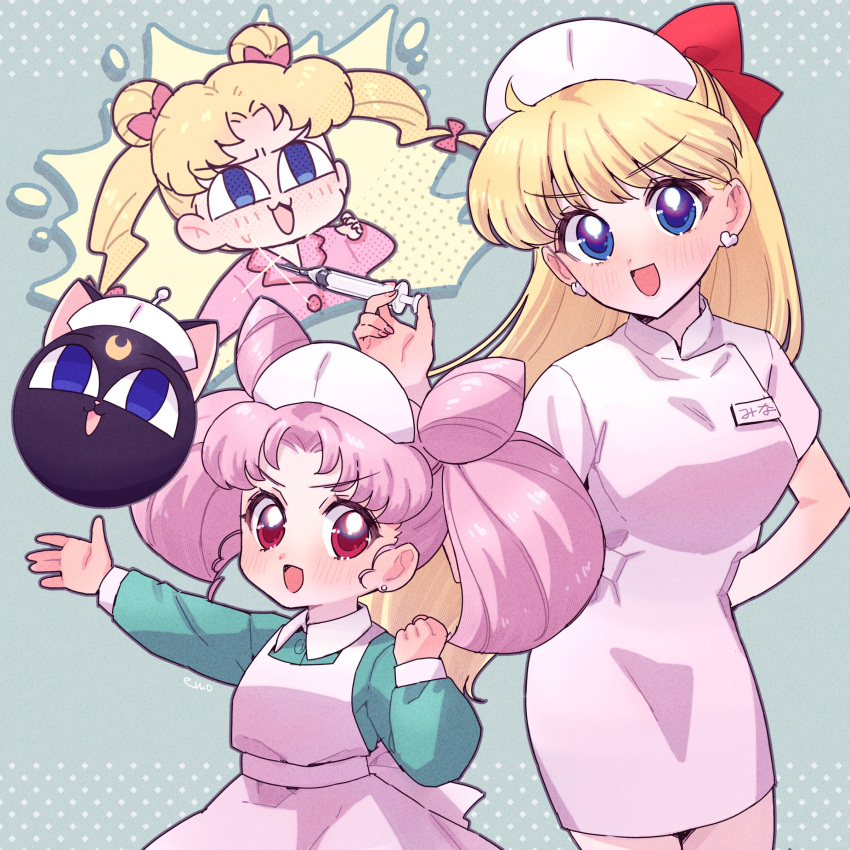 Safebooru - 3girls absurdres aino minako bishoujo senshi sailor moon blonde hair blue eyes chibi ...