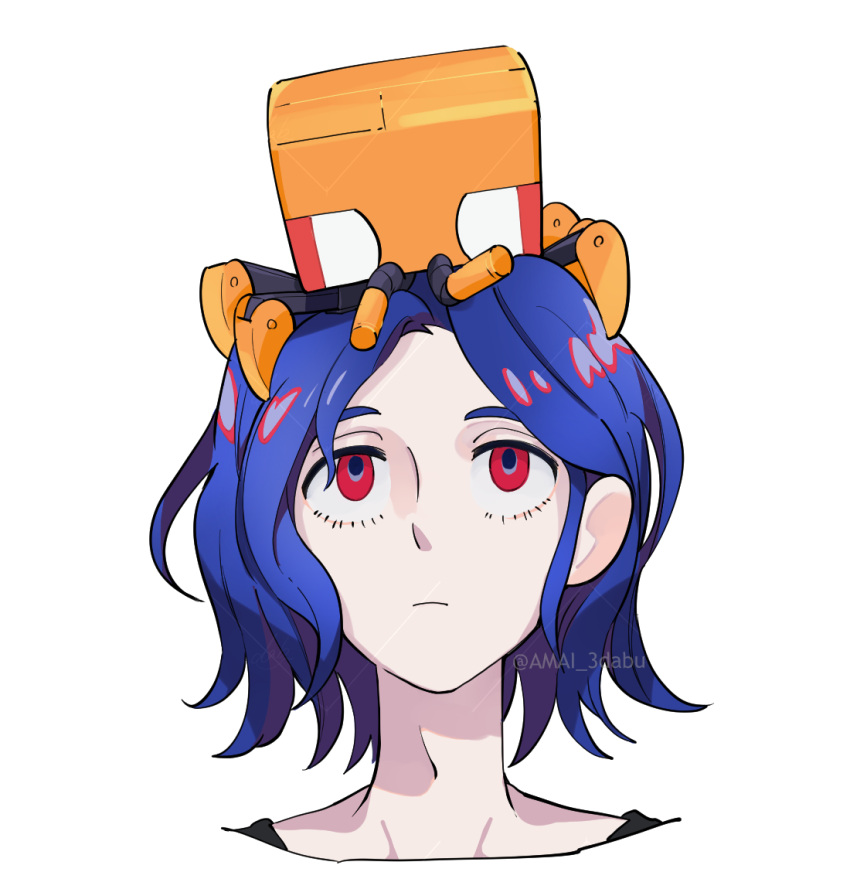 Safebooru - 1boy blue hair colored inner hair dabu (dabuchan) gundam ...