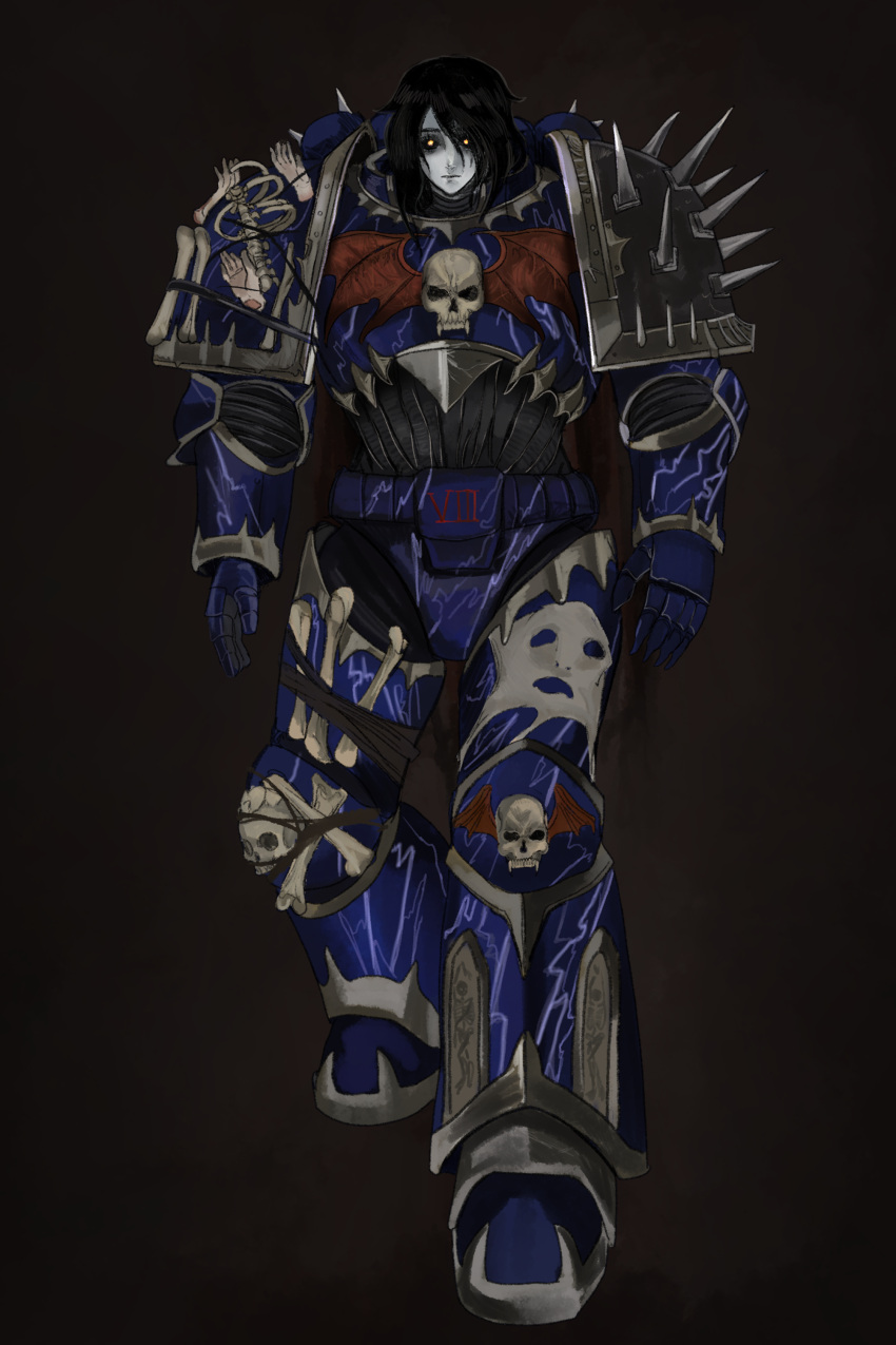 Safebooru 1girl Absurdres Adeptus Astartes Armor Black Hair Black 2948