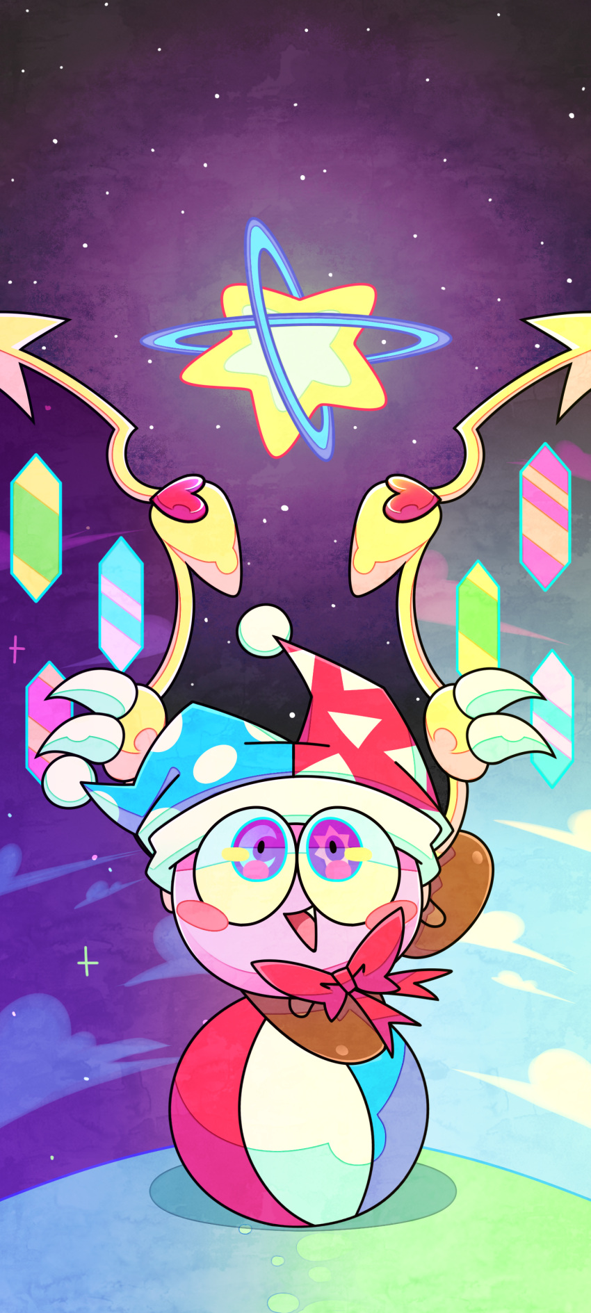 Safebooru - :d absurdres ball beachball blue hat blue sky blush blush stickers brown footwear ...